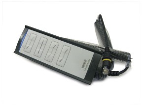 Handset, 8 Button, Dark Grey, 10 Pin Modular (Flat) Plug, Linak HB70